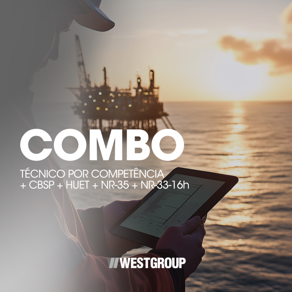 TÉCNICO POR COMPETÊNCIA + CBSP + HUET + NR-35 + NR-33-16h - West Group